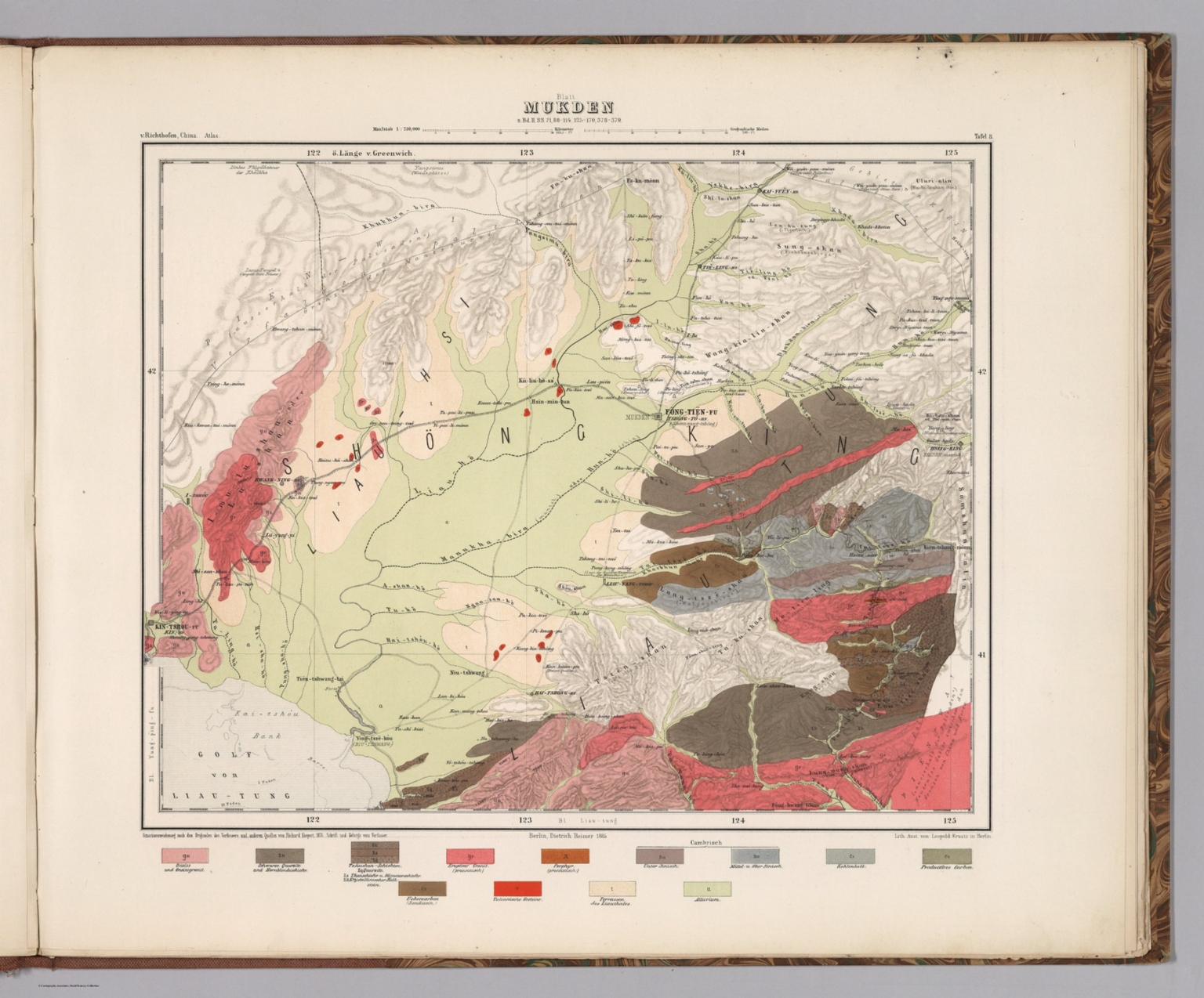 Blatt Mukden. Tafel 8 - David Rumsey Historical Map Collection