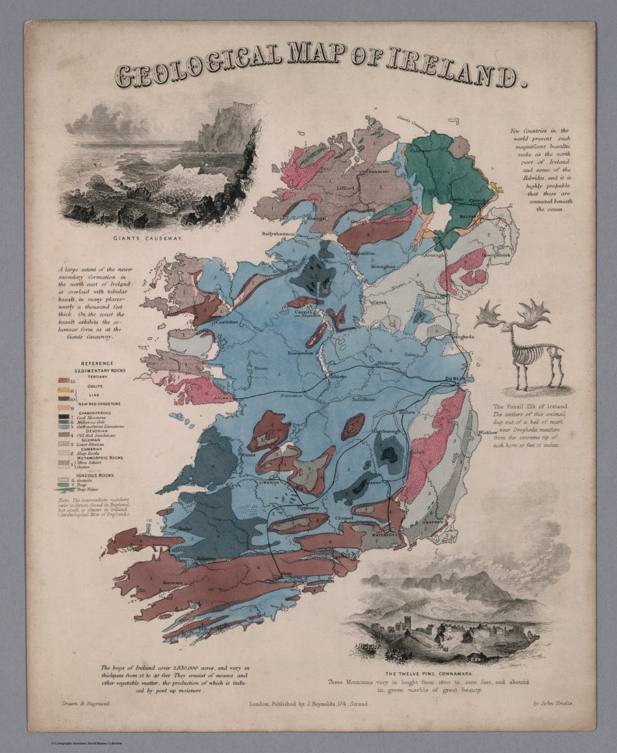 Geological map of Ireland - David Rumsey Historical Map Collection