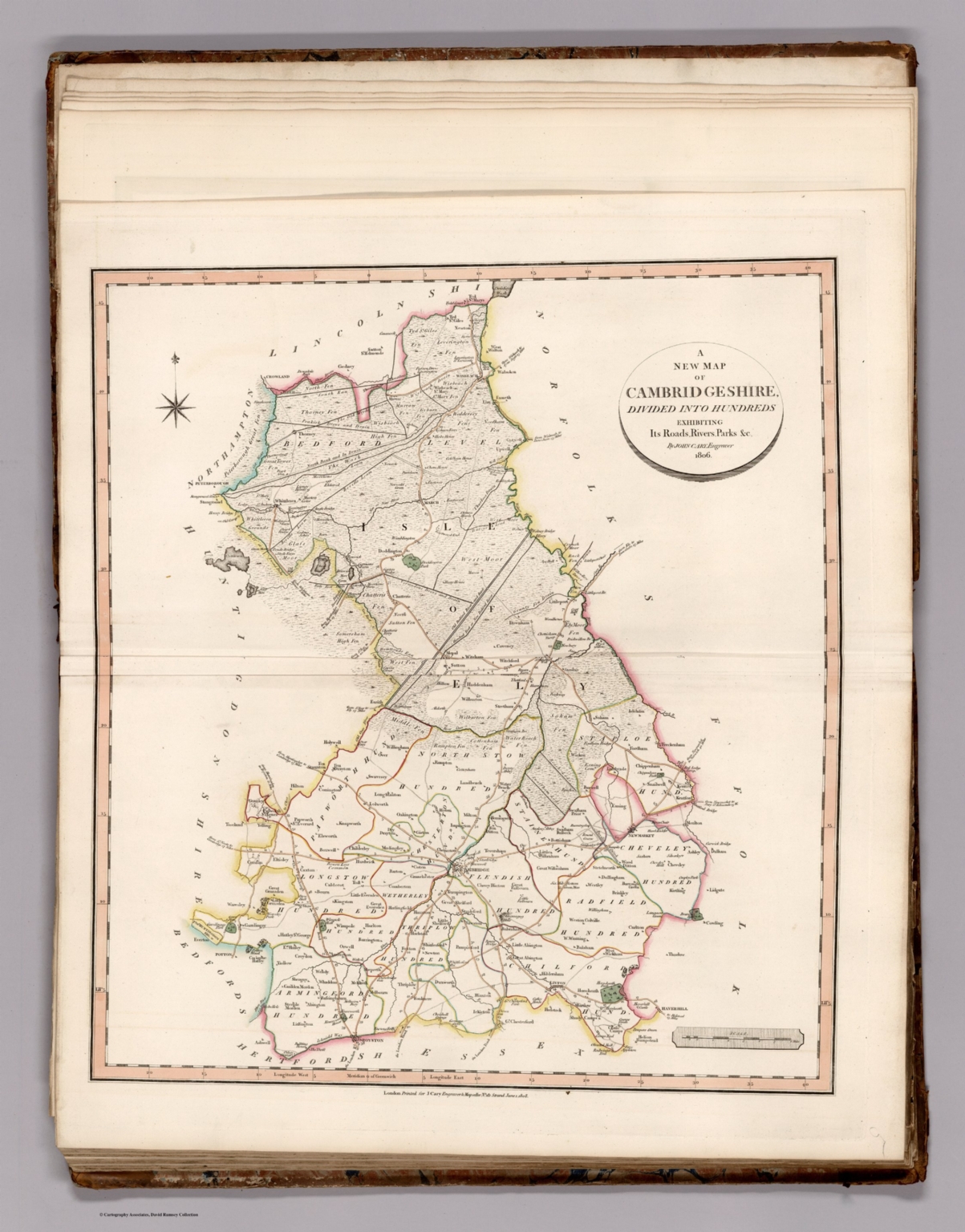 A new map of Cambridgeshire - David Rumsey Historical Map Collection