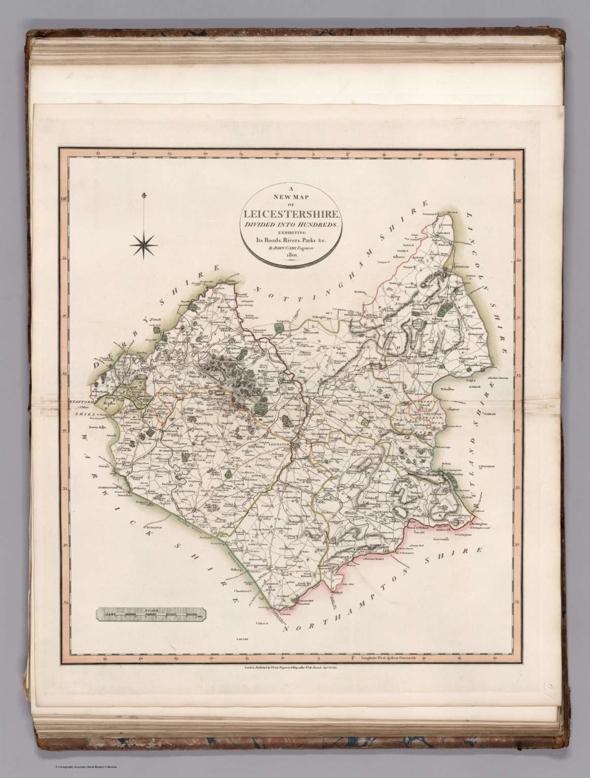 A new map of Leicestershire - David Rumsey Historical Map Collection