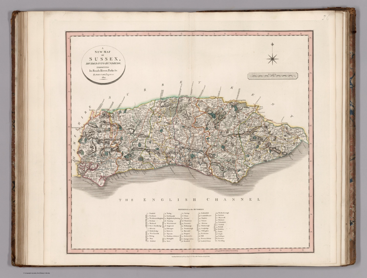 A new map of Sussex - David Rumsey Historical Map Collection