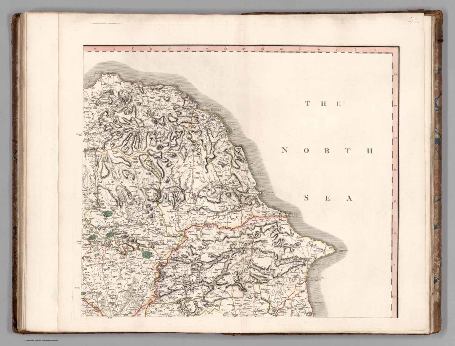 A new map of A new map of Yorkshire. Sheet 42 - David Rumsey Historical ...