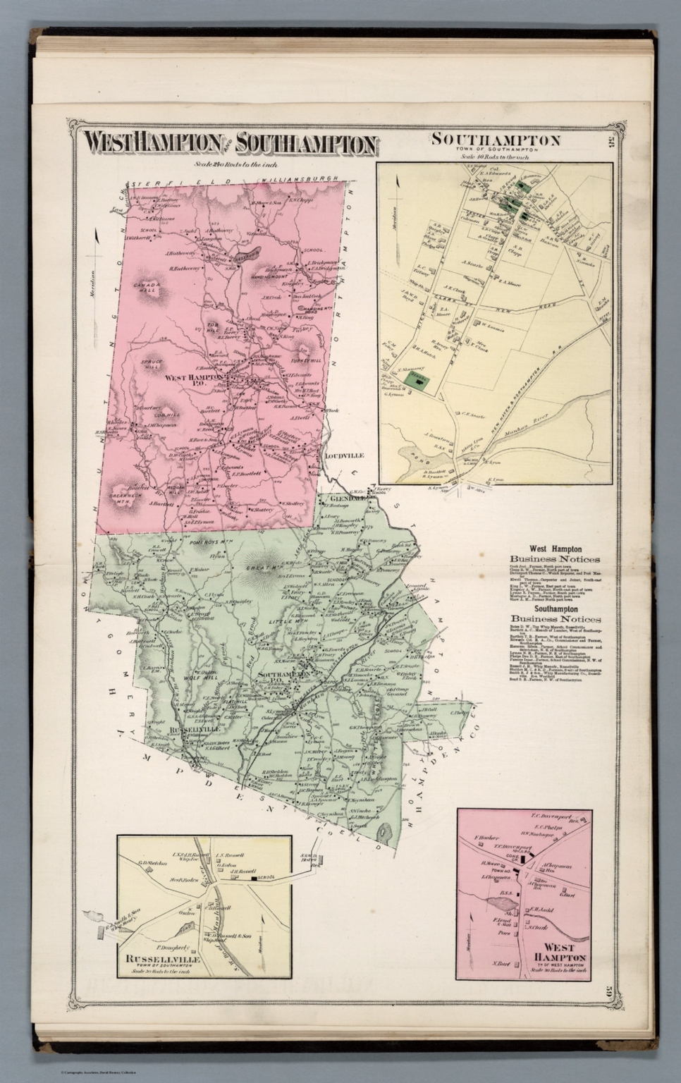 Westhampton and Southampton - David Rumsey Historical Map Collection