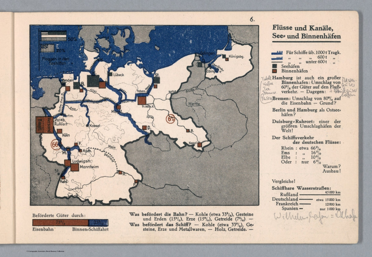 Flusse und Kanale see und Binnenhafen - David Rumsey Historical Map ...