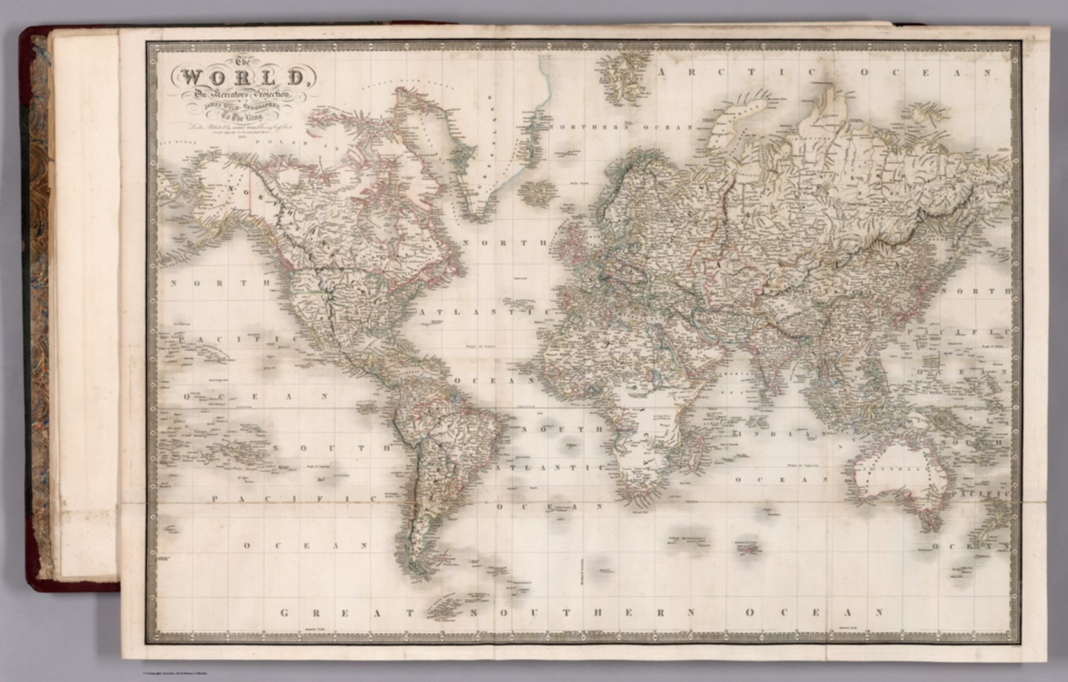 The World on Mercators projection - David Rumsey Historical Map Collection