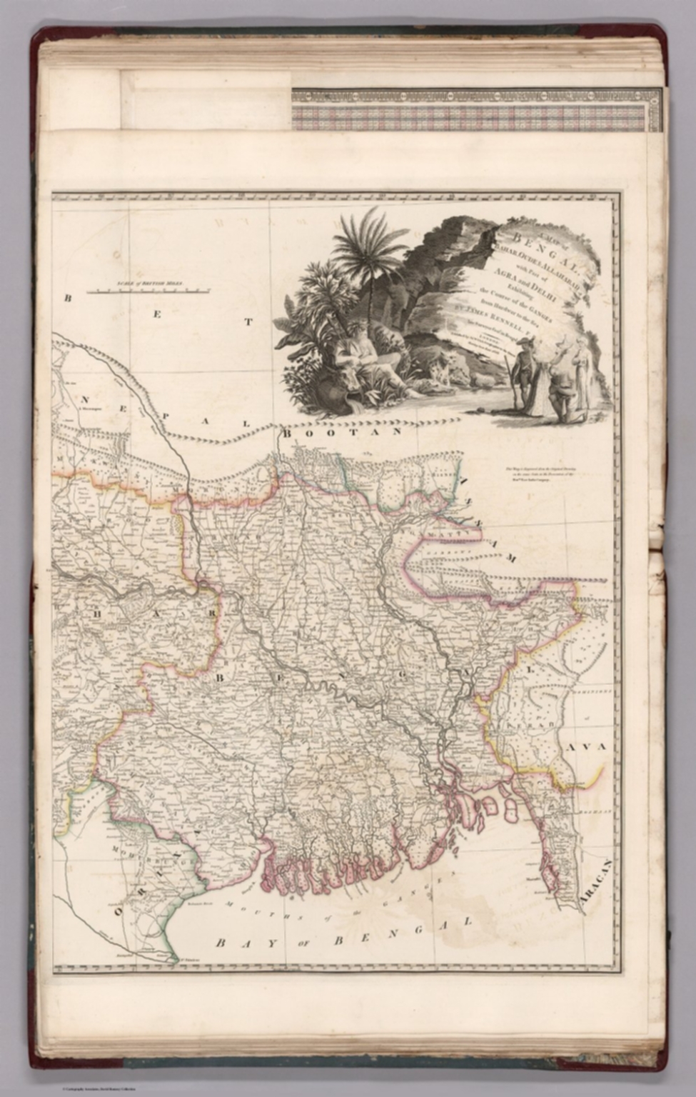 A map of Bengal, Bahar, Oude & Allahabad. Sheet 37 - David Rumsey ...