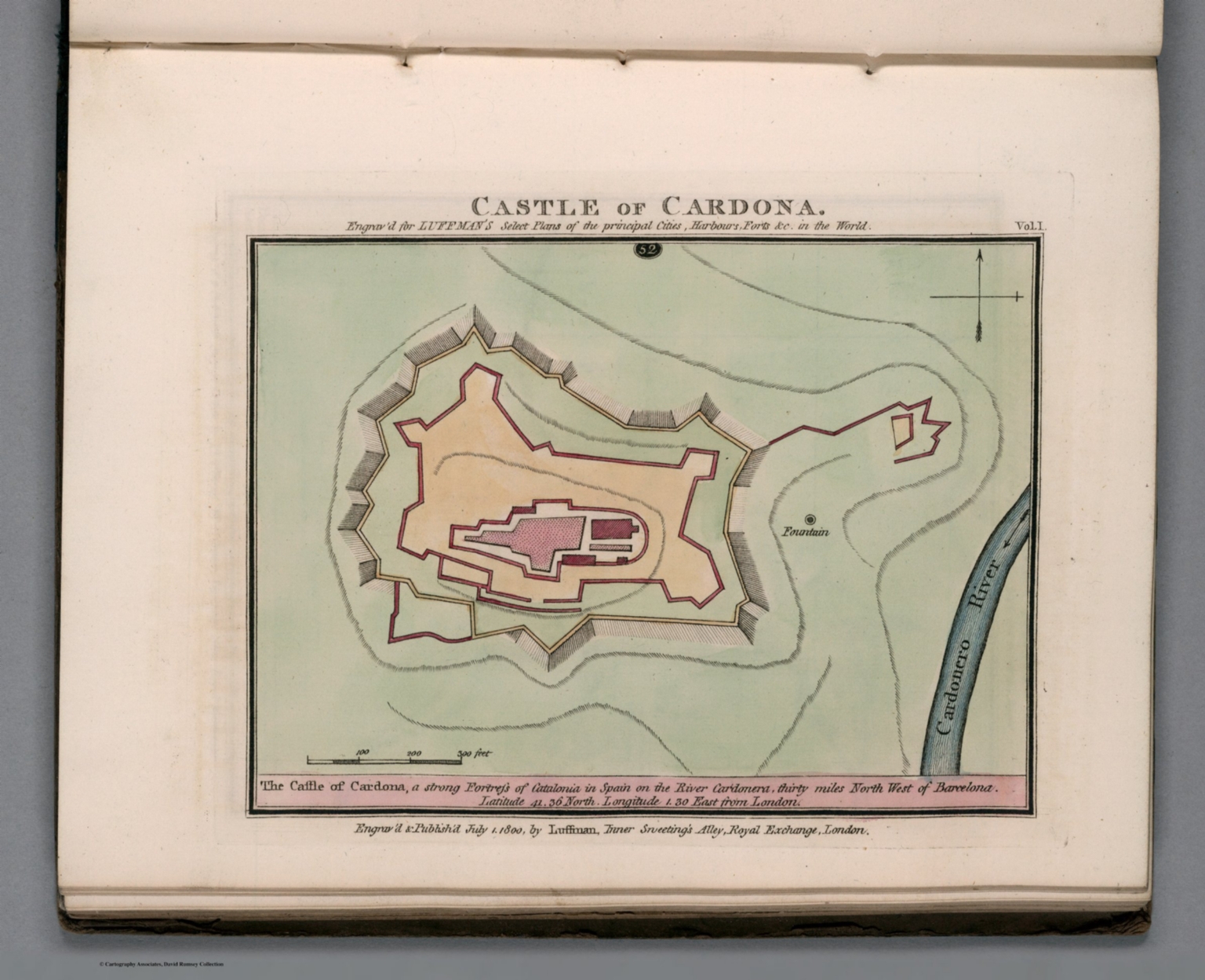Plate 52 from Vol. 1: Castle of Cardona - David Rumsey Historical Map ...