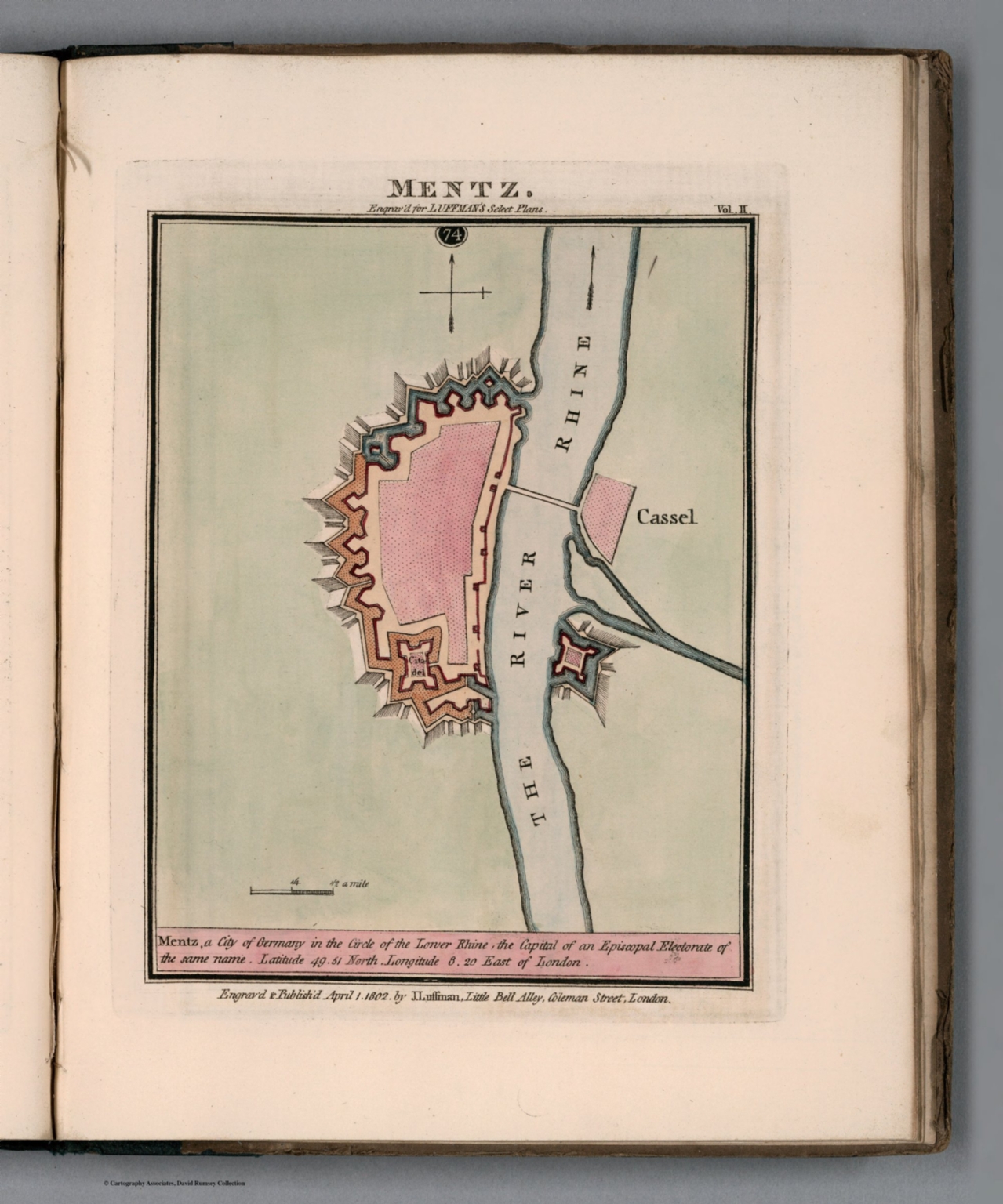Plate 74 from Vol. 2: Mentz - David Rumsey Historical Map Collection