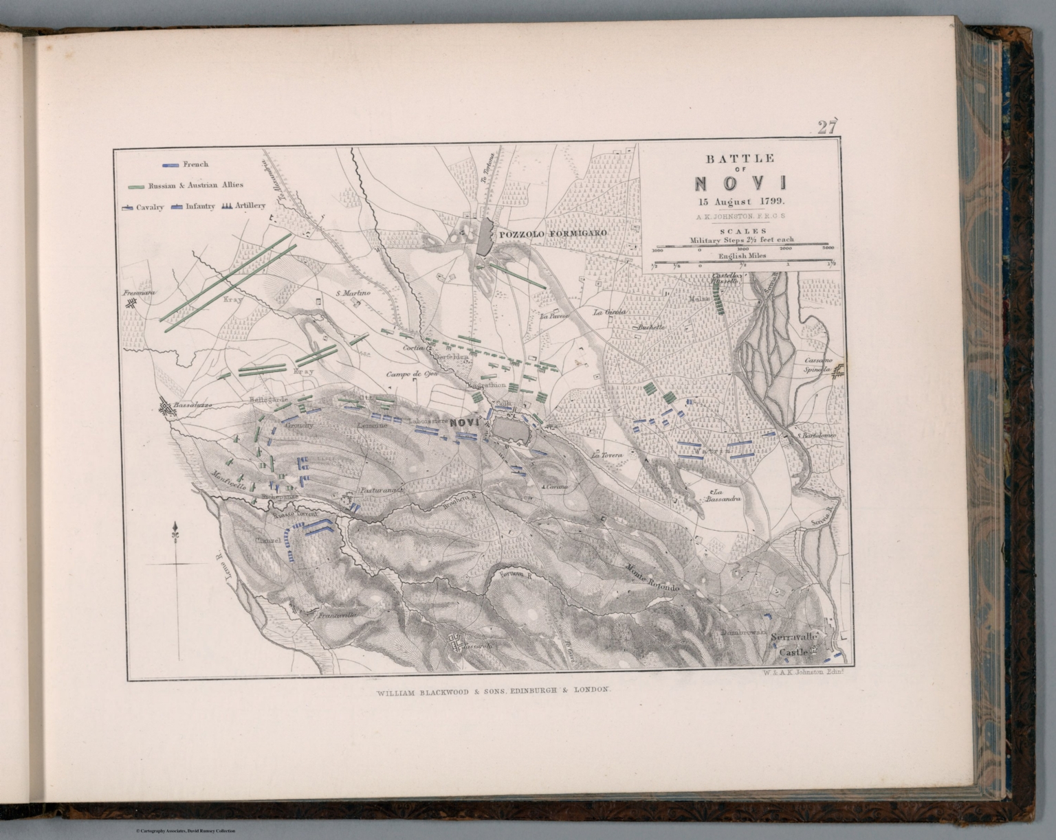 Battle of Novi, 15 August 1799 - David Rumsey Historical Map Collection