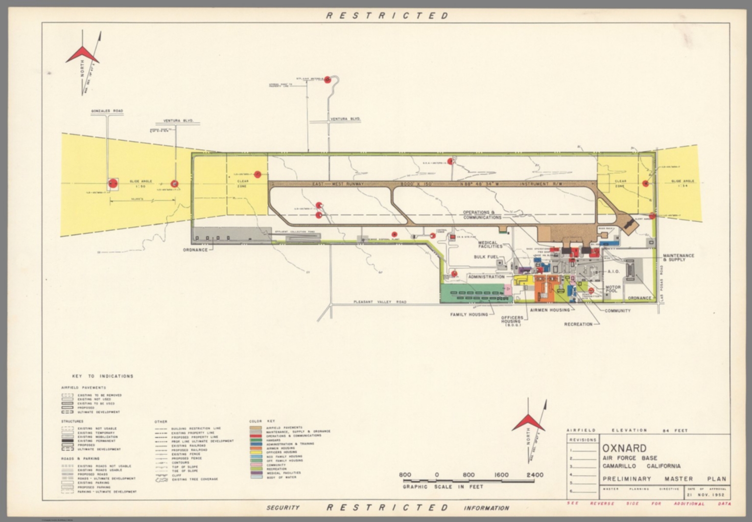 Oxnard Air Force Base " Camarillo California : Preliminary master plan ...