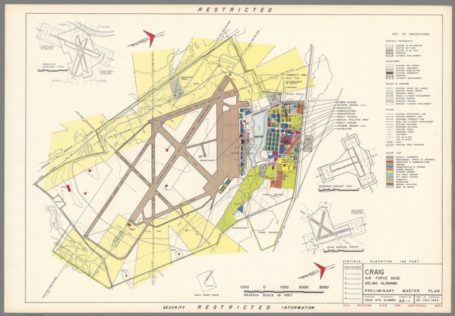 Craig Air Force Base : Selma Alabama : Preliminary master plan - David ...