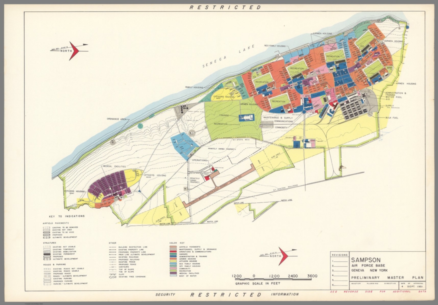 Sampson Air Force Base : Geneva New York : Preliminary master plan ...