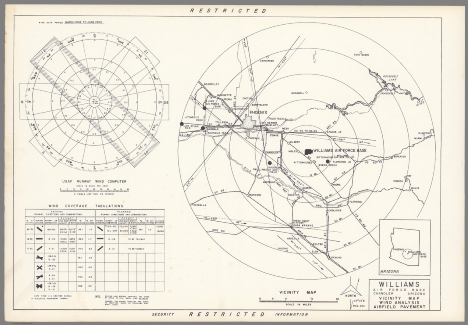 Williams Air Force Base : Chandler Arizona : Vicinity map - David ...
