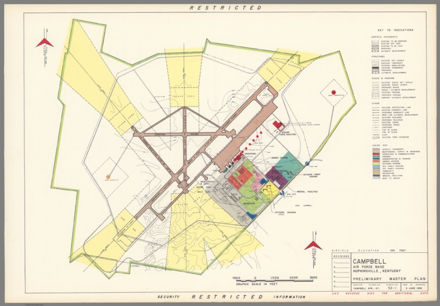 Campbell Air Force Base : Hopkinsville Kentucky : Preliminary master ...