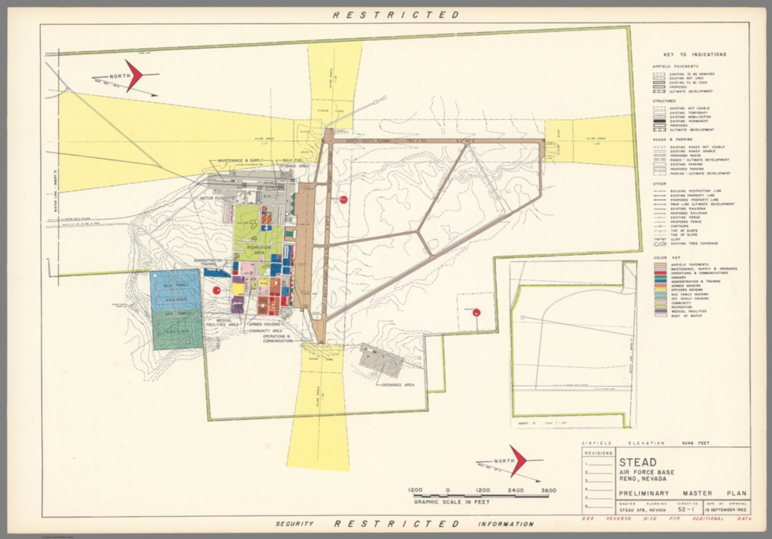 Stead Air Force Base : Reno, Nevada : Preliminary master plan - David ...