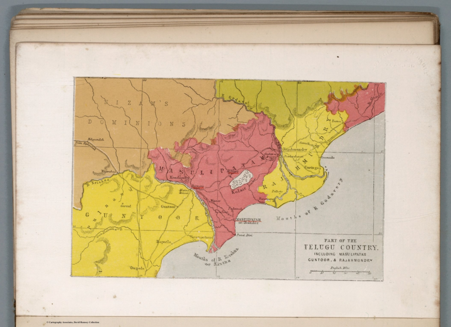 Part of the Telugu Country, including Masulipatam, Guntoor ...