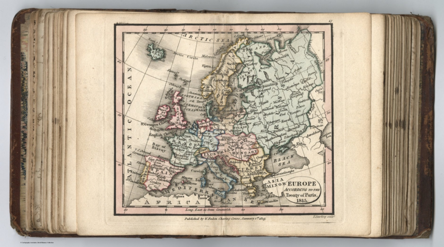 Europe : According to the Treaty of Paris, 1815 - David Rumsey ...