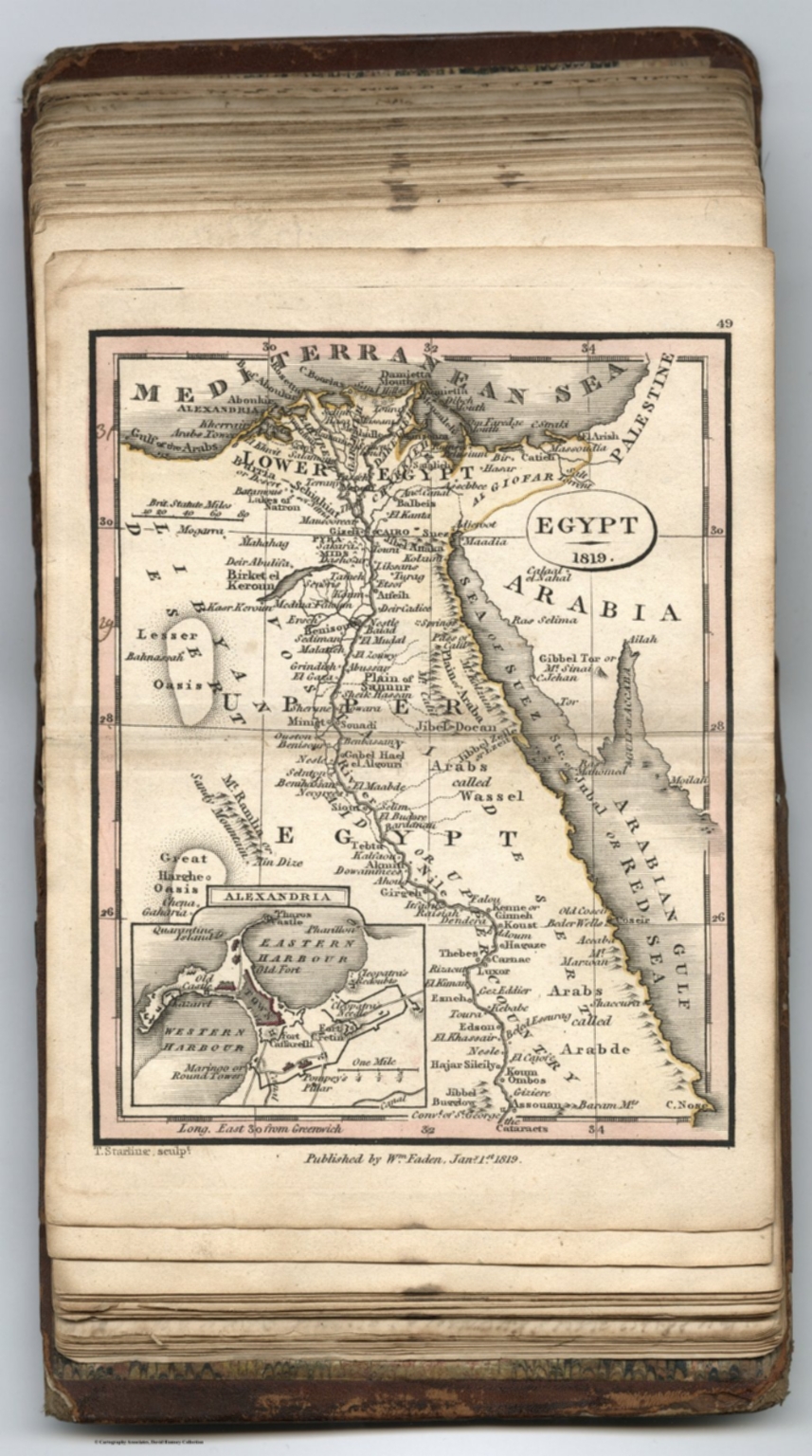 Egypt 1819 - David Rumsey Historical Map Collection