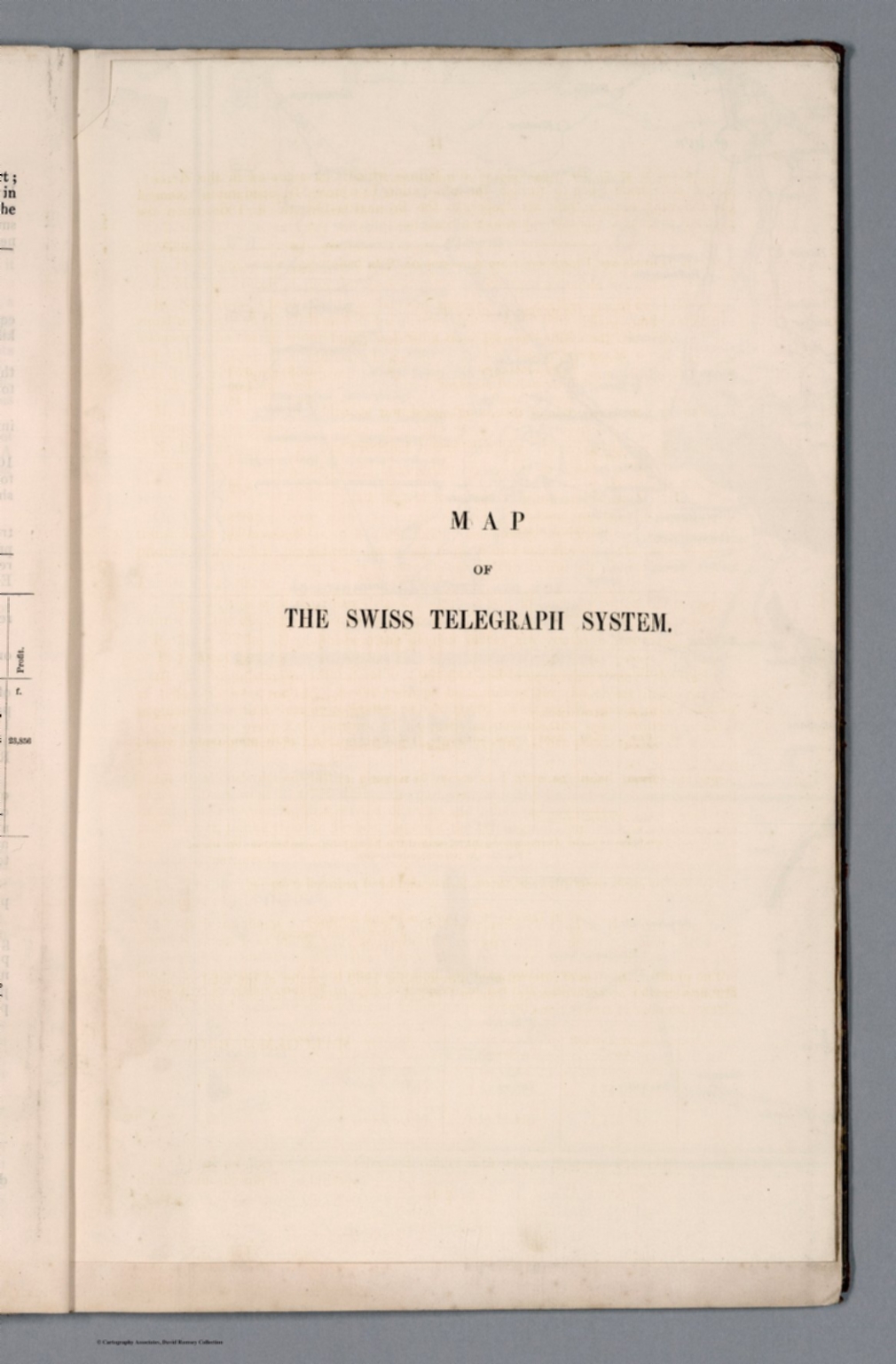 Covers: Map of the Swiss telegraph system - David Rumsey Historical Map ...