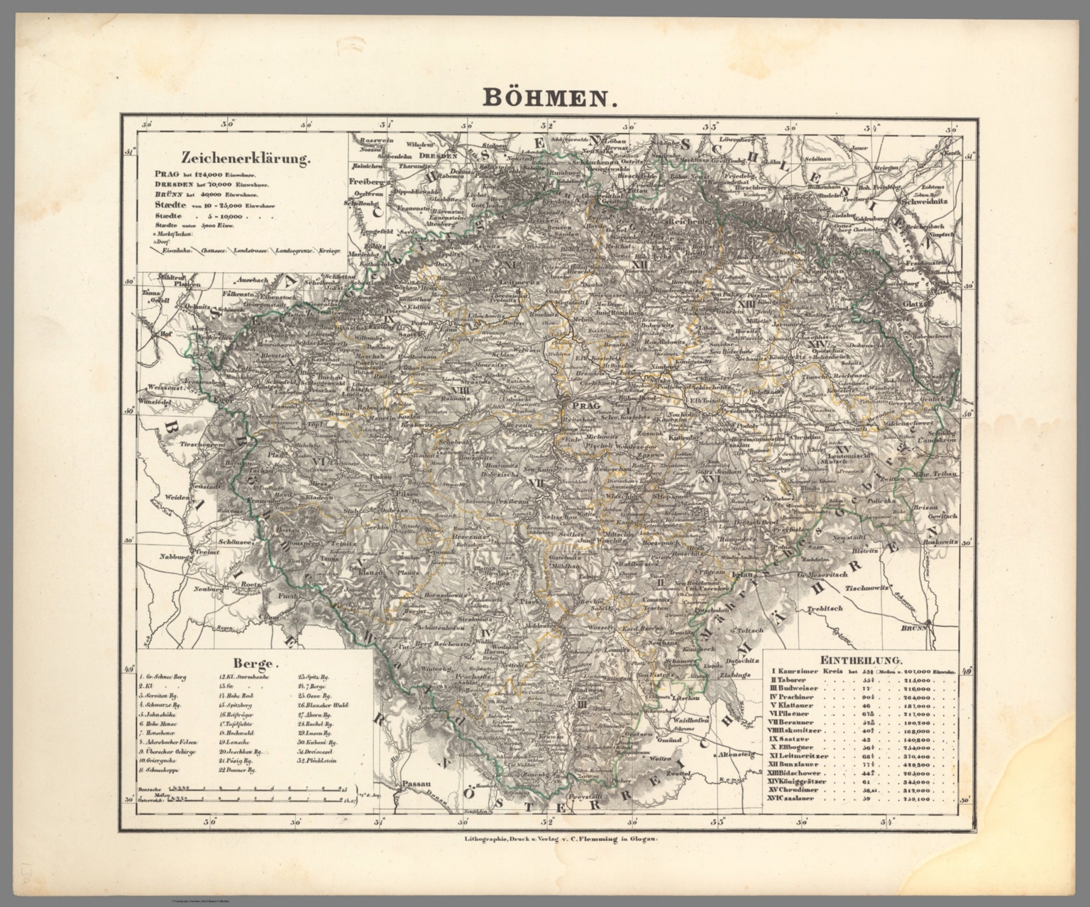 No. 13a. Bohmen - David Rumsey Historical Map Collection