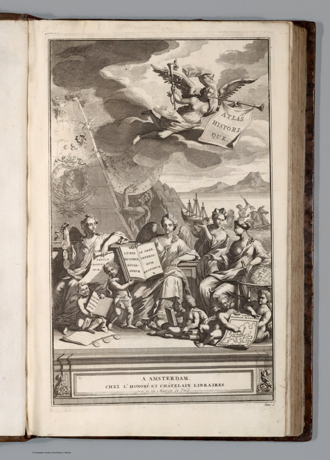 Frontispiece: Atlas Historique Tom I - David Rumsey Historical Map ...