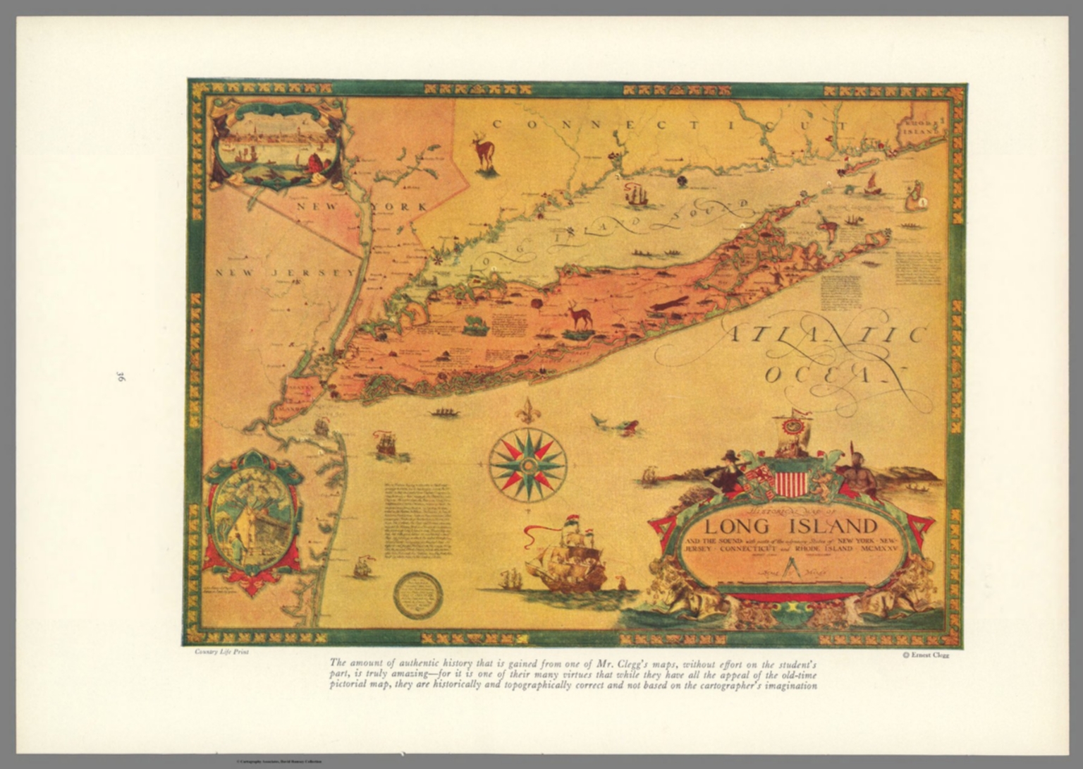 Historical Map of Long Island and the Sound - David Rumsey Historical ...