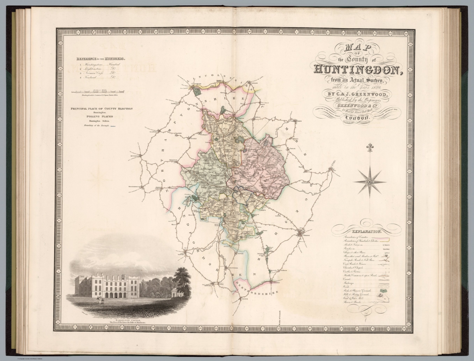 Map of the county of Huntingdon - David Rumsey Historical Map Collection