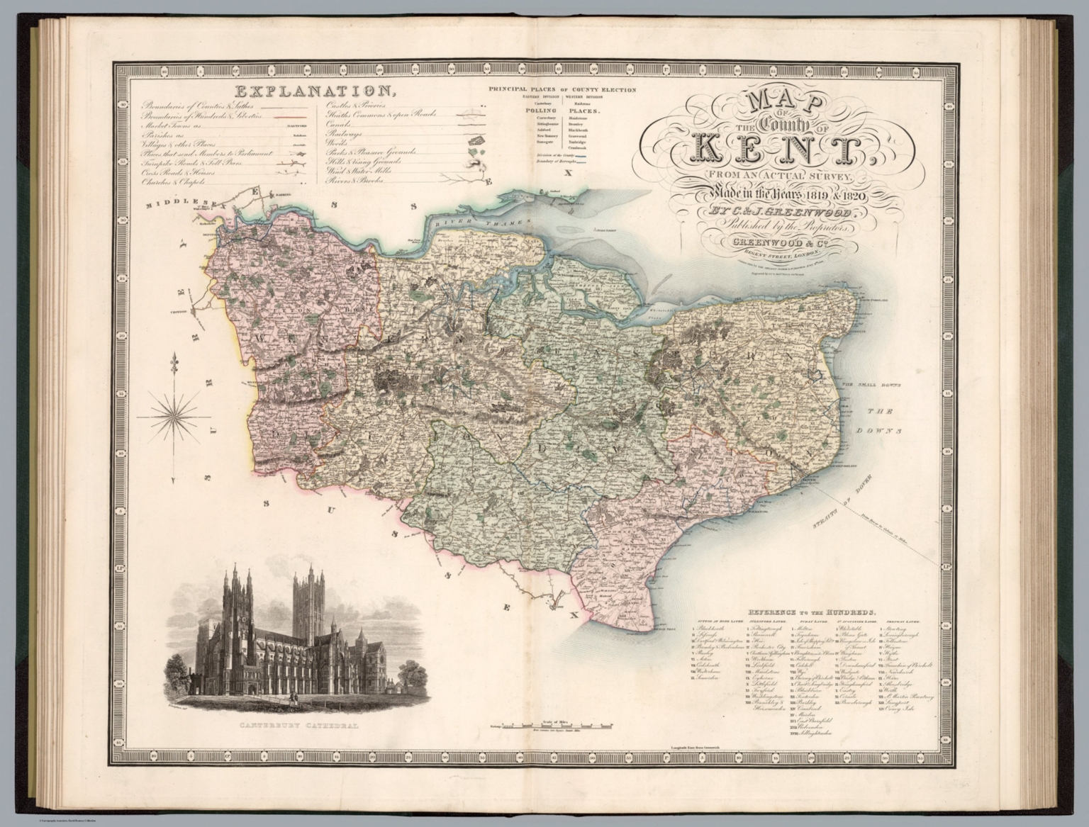 Map of the county of Kent - David Rumsey Historical Map Collection