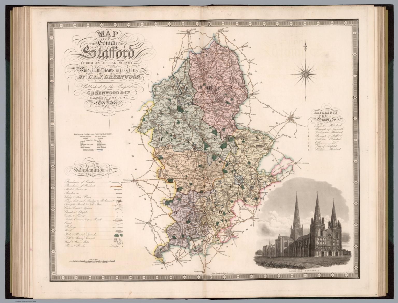 Map of the county of Stafford - David Rumsey Historical Map Collection