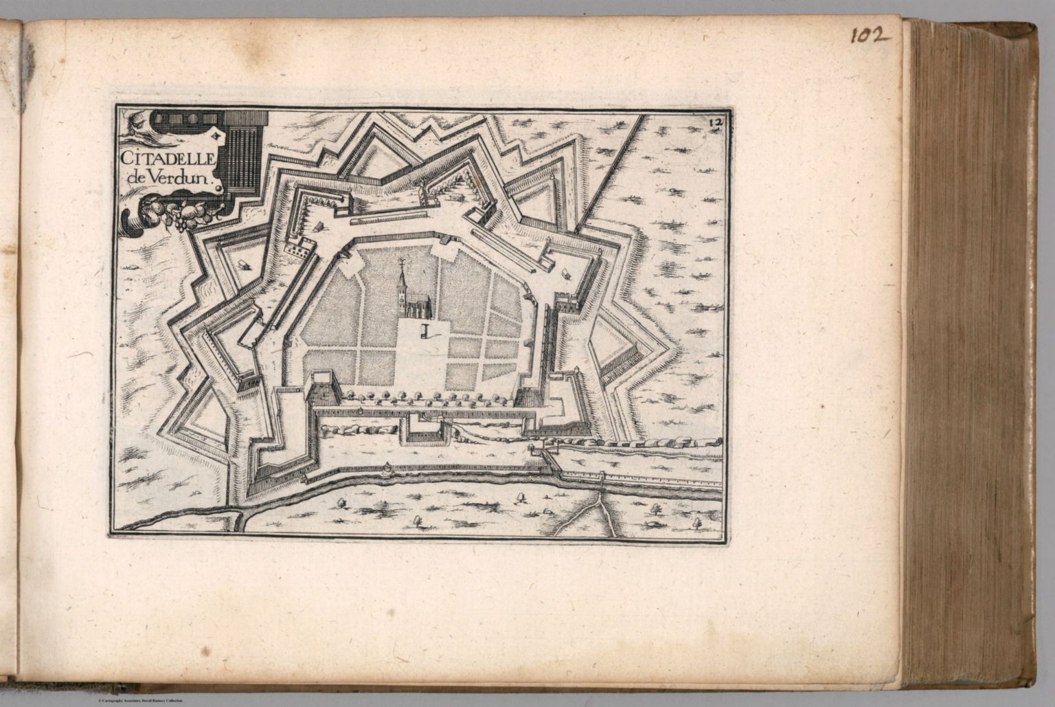 Citadelle de Verdun - David Rumsey Historical Map Collection