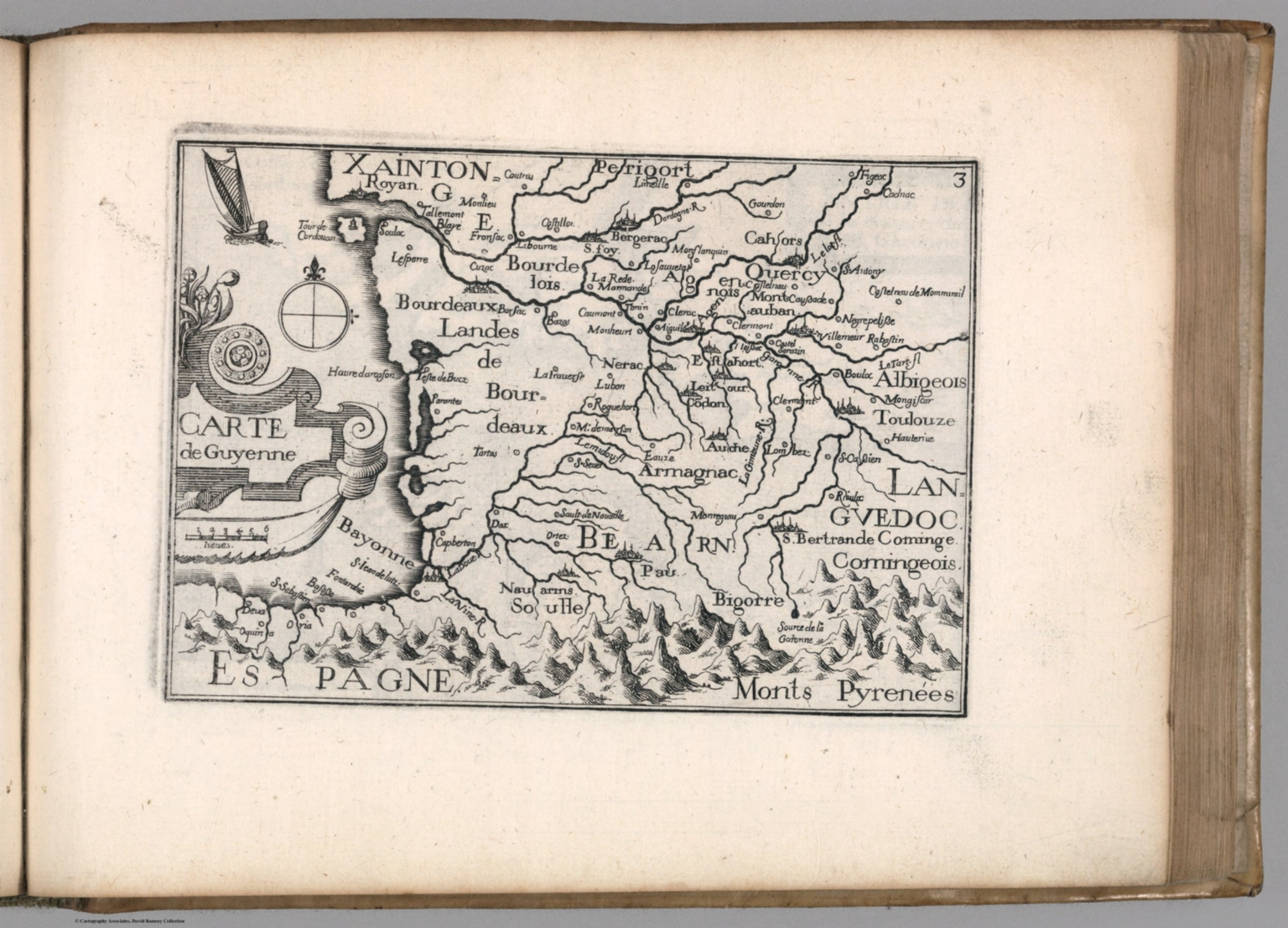 Carte de Guyenne - David Rumsey Historical Map Collection