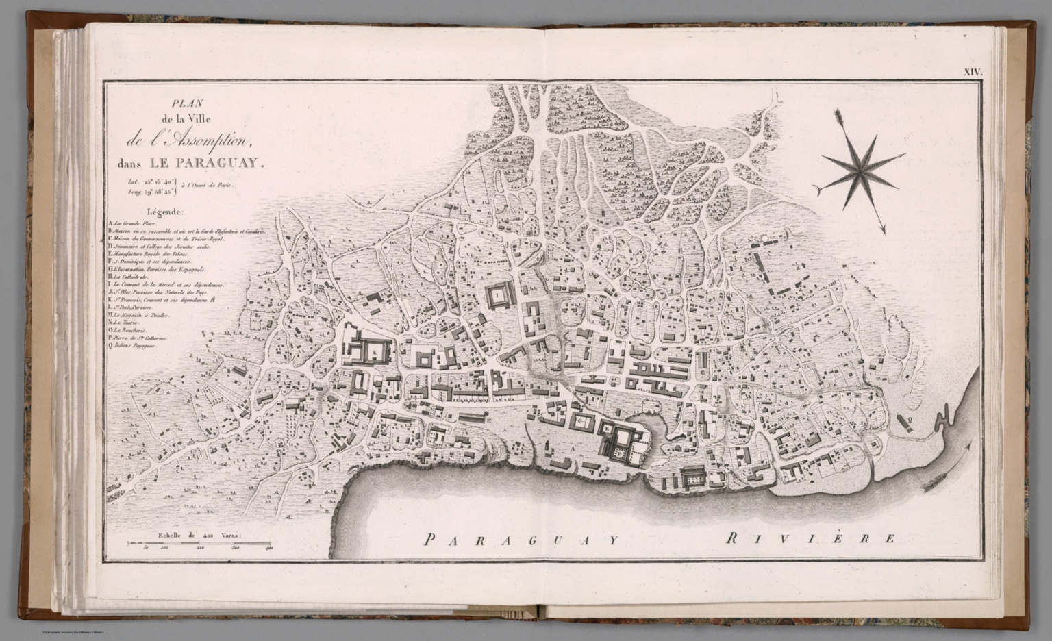 XIV. Plan de la ville de l'Assomption dans le Paraguay - David Rumsey Historical Map Collection