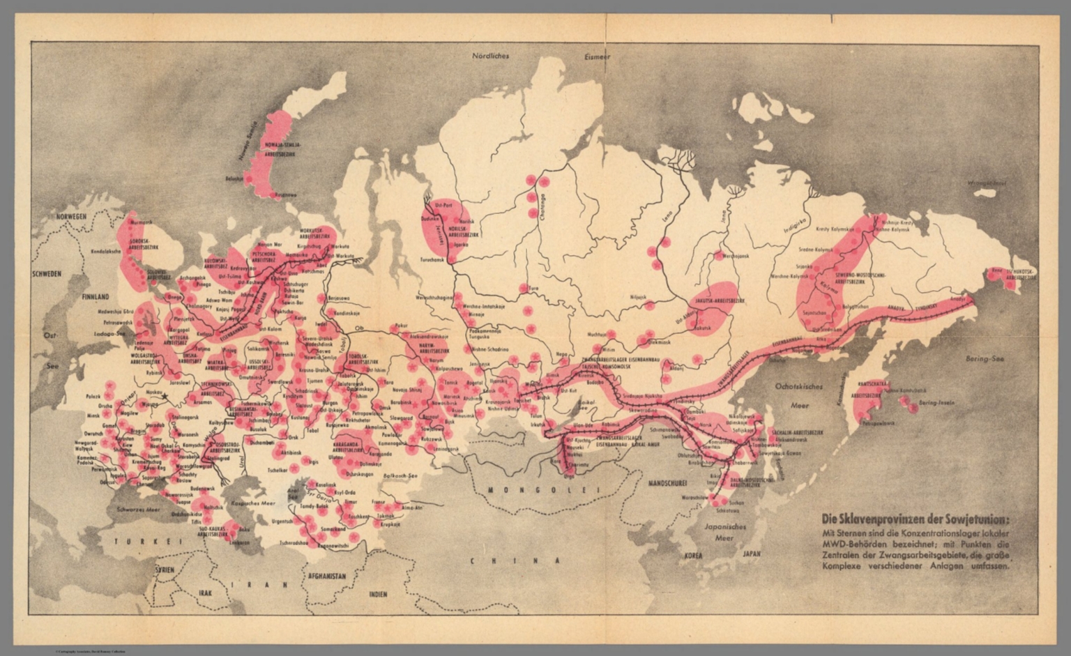 Die Sklavenprovinzen der Sowjetunion - David Rumsey Historical Map ...