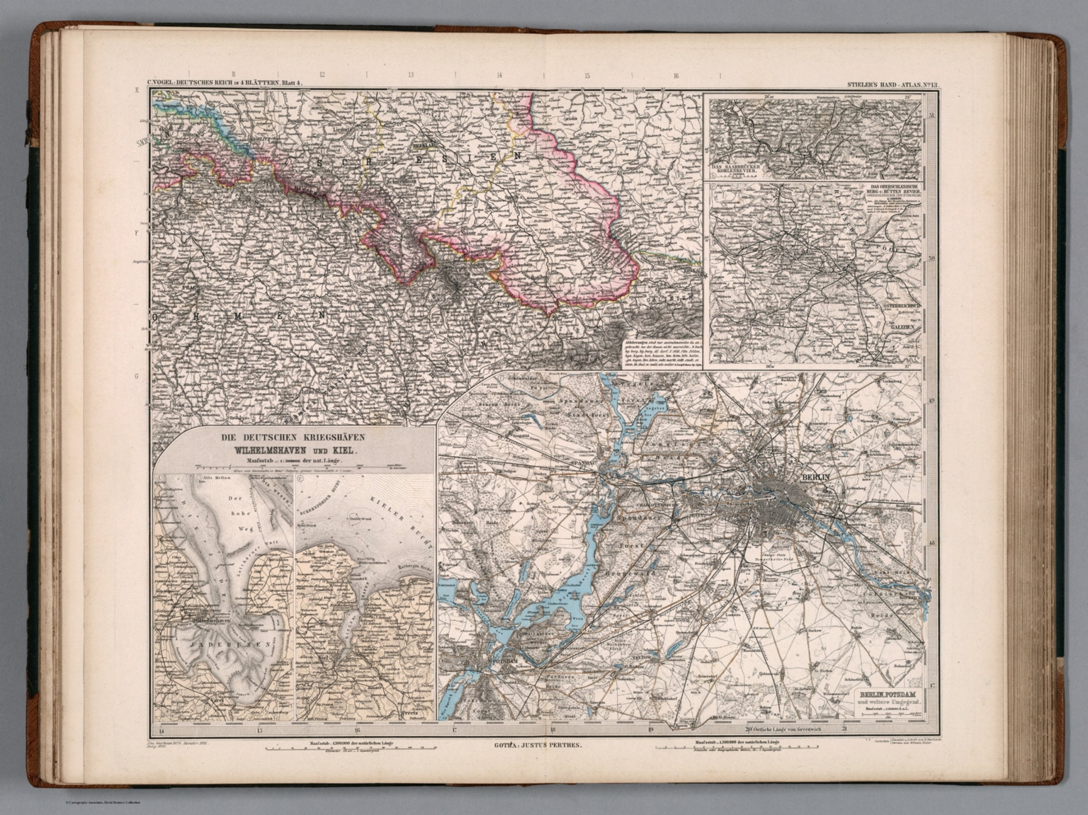 Deutsches Reich in 4 Blaetten. Blatt 4. - David Rumsey Historical Map ...