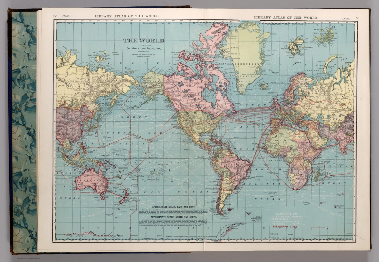 World, on Mercator's Projection. - David Rumsey Historical Map Collection