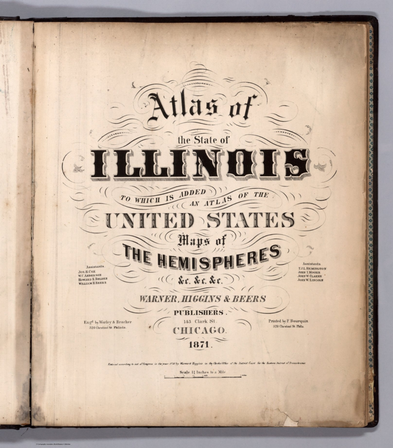 Title Page: Atlas of the State of Illinois To Which Is Added An Atlas ...
