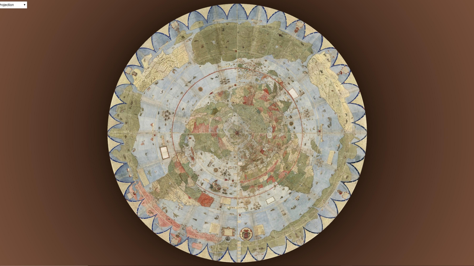 Urbano Monte World Map Reprojections. - David Rumsey Historical Map ...
