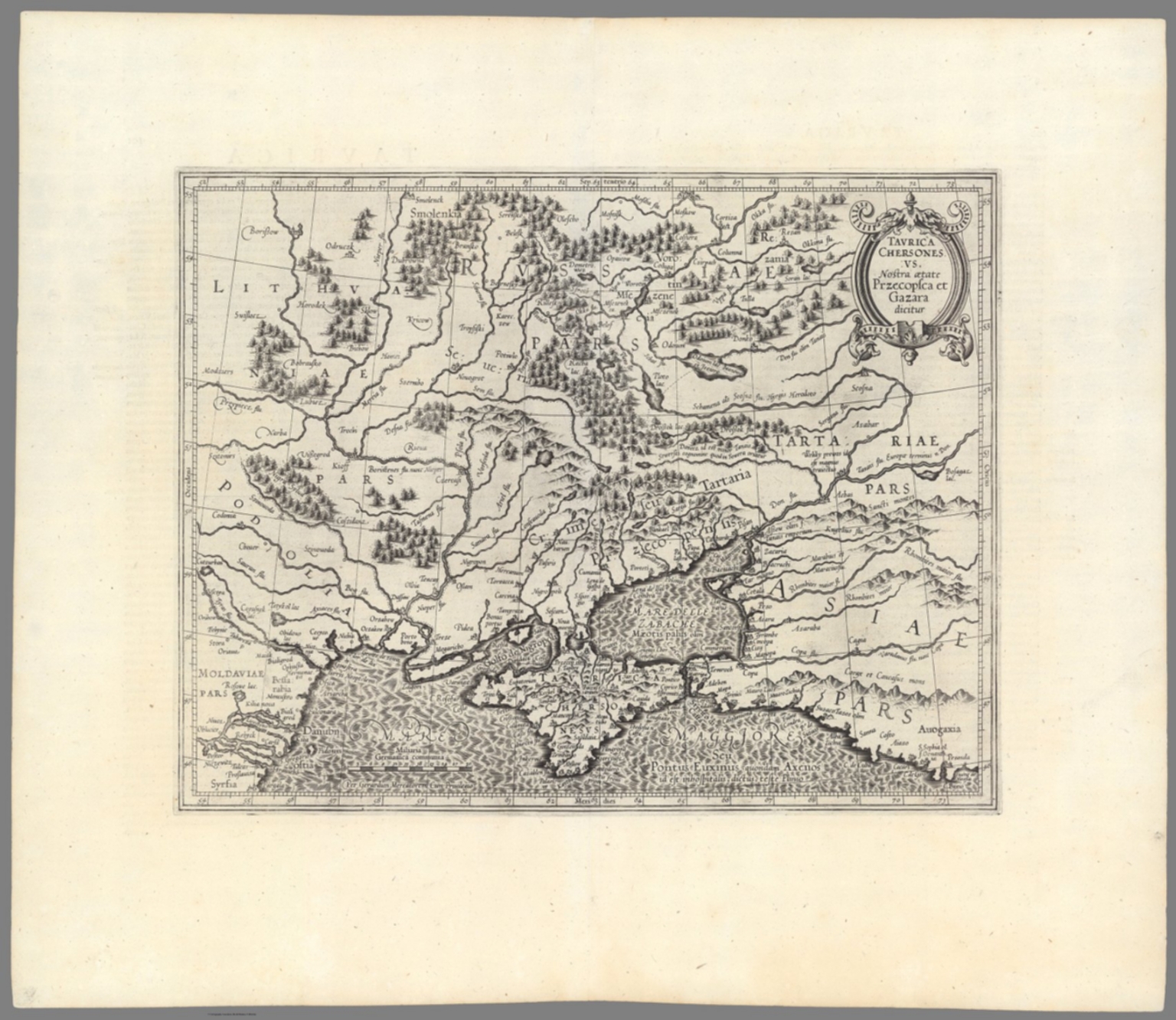 Taurica Chersonesus. Nostra aetate Przecopsca et Gazara dicitur. Per ...