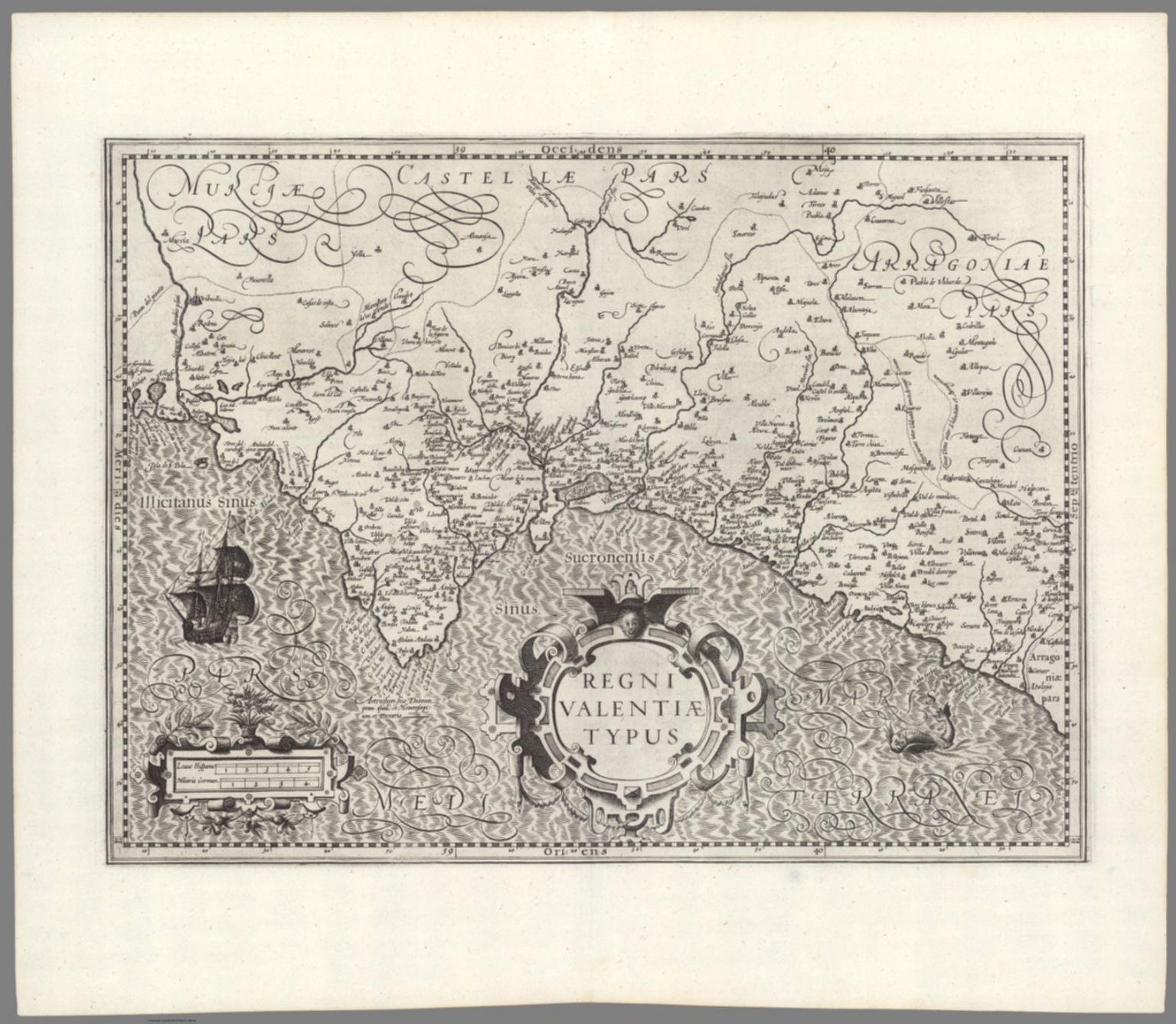 Regni Valentiae Typus. - David Rumsey Historical Map Collection
