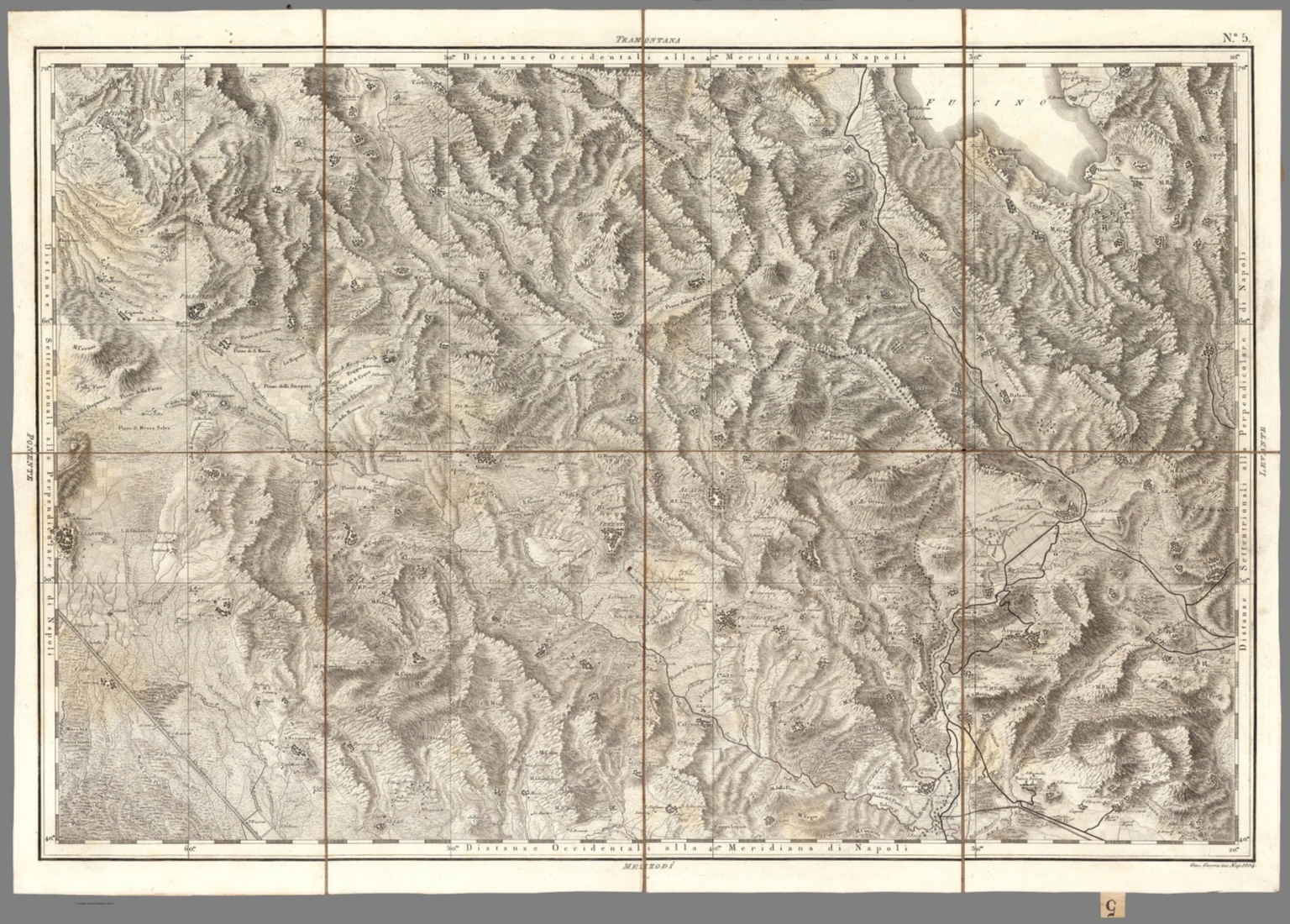 No. 5. Tivoli, Velletri, Sora - David Rumsey Historical Map Collection