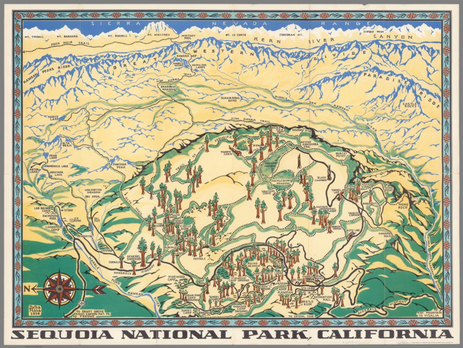 Sequoia National Park, California - David Rumsey Historical Map Collection