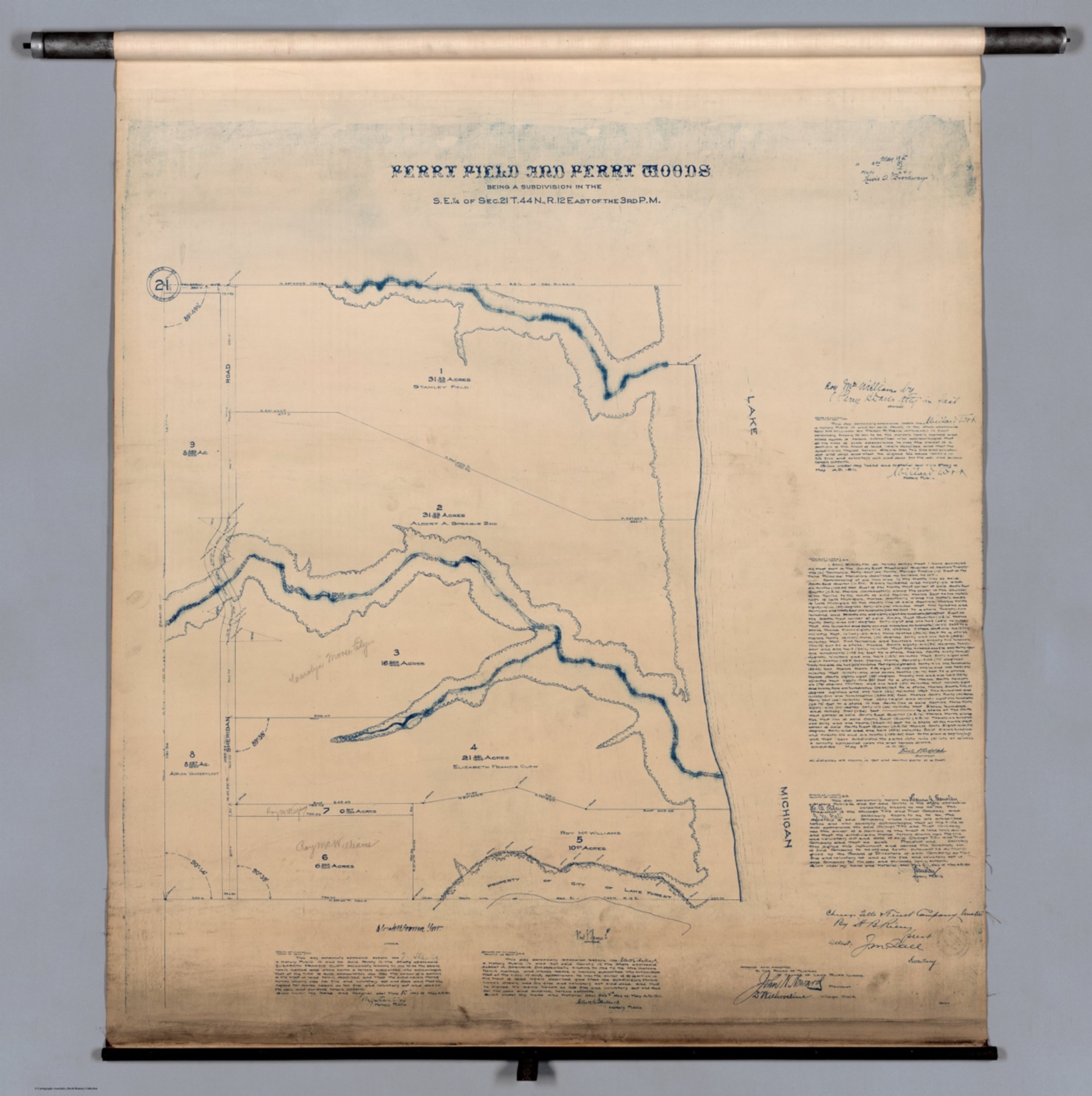 Ferry Field and Ferry Woods - David Rumsey Historical Map Collection