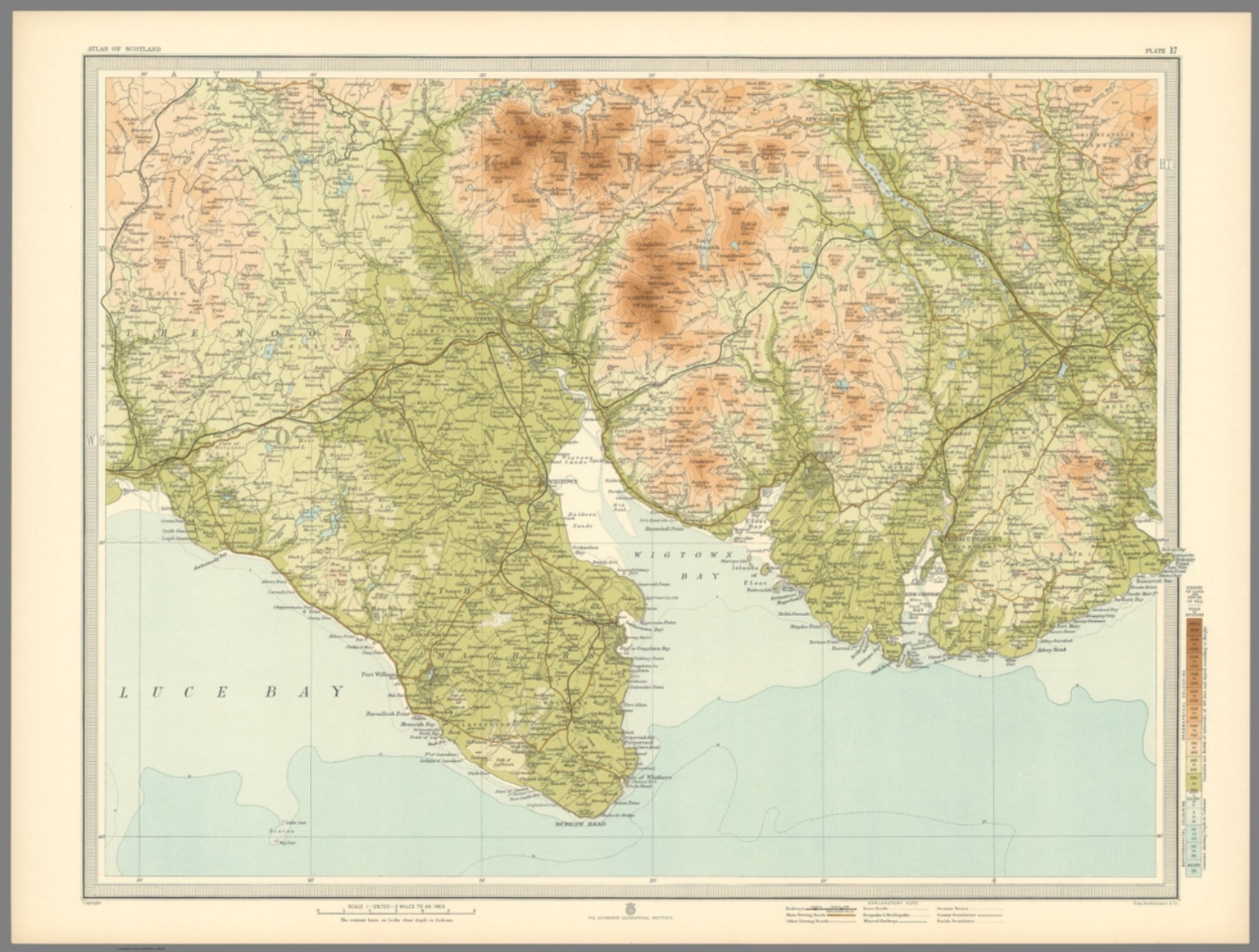 Plate 17. Section-Map Wigtown. - David Rumsey Historical Map Collection