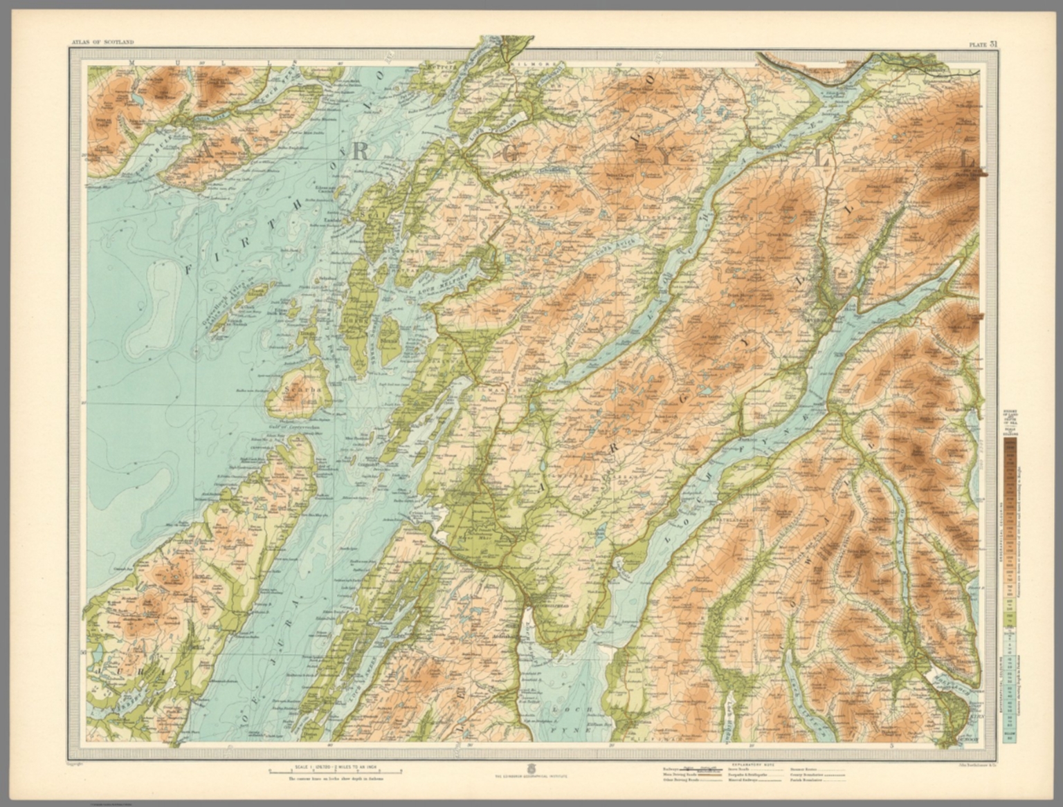 Plate 31. Section-Map Inveraray. - David Rumsey Historical Map Collection