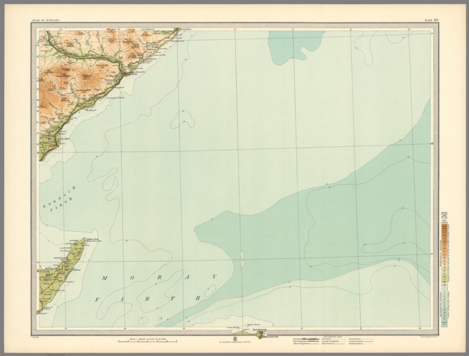 Plate 49. Section-Map Helmsdale. - David Rumsey Historical Map Collection