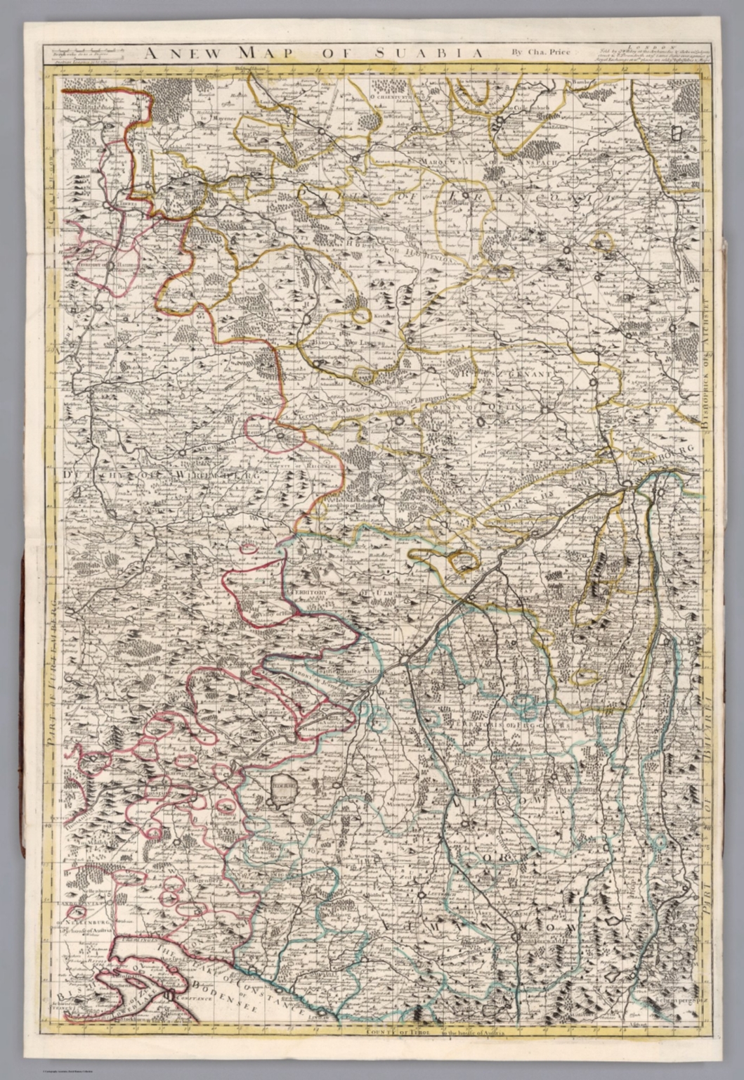 No. 21. A new map of Suabia - David Rumsey Historical Map Collection