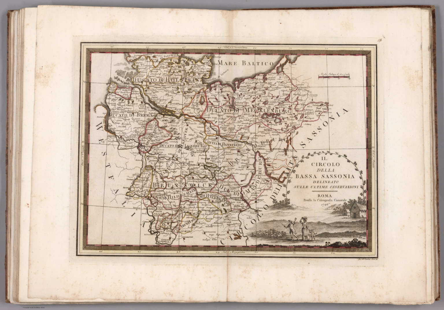 (45) Il circolo della Bassa Sassonia. - David Rumsey Historical Map ...