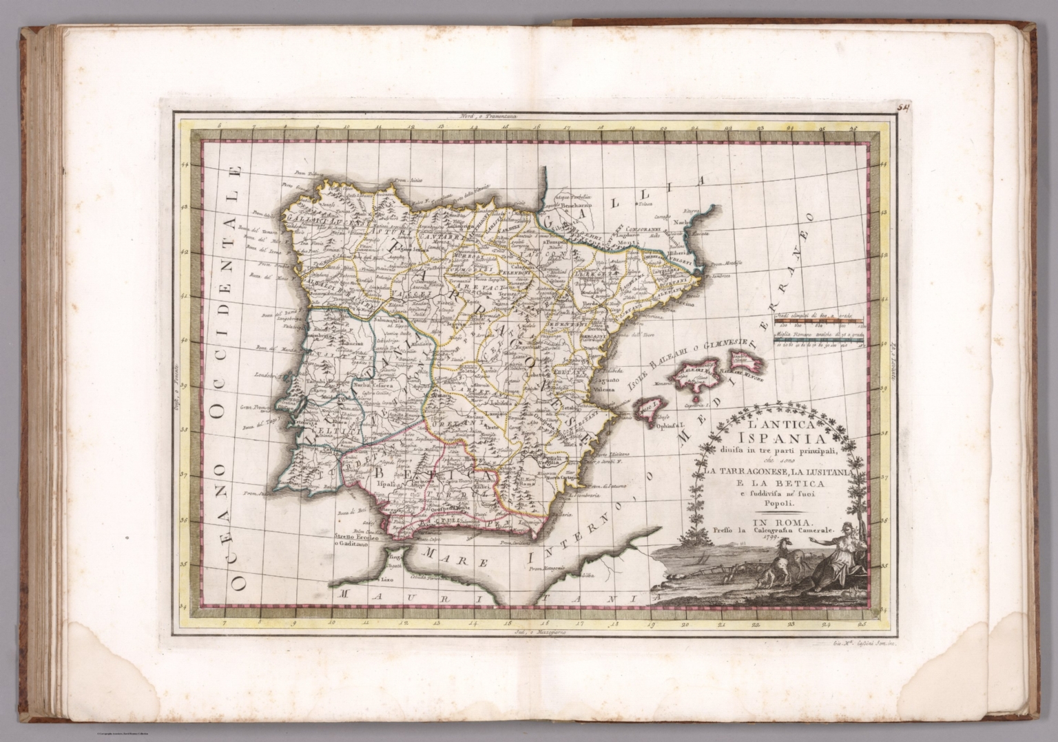 (54) La Germania antica divisa ne'suoi Popoli e le Regioni comprese fra ...