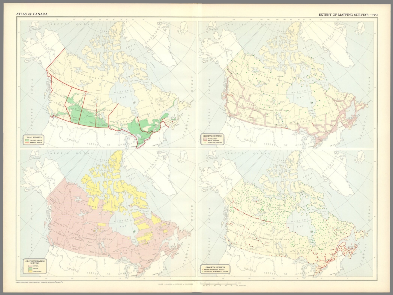 (4) Extent of mapping surveys, 1955. - David Rumsey Historical Map ...