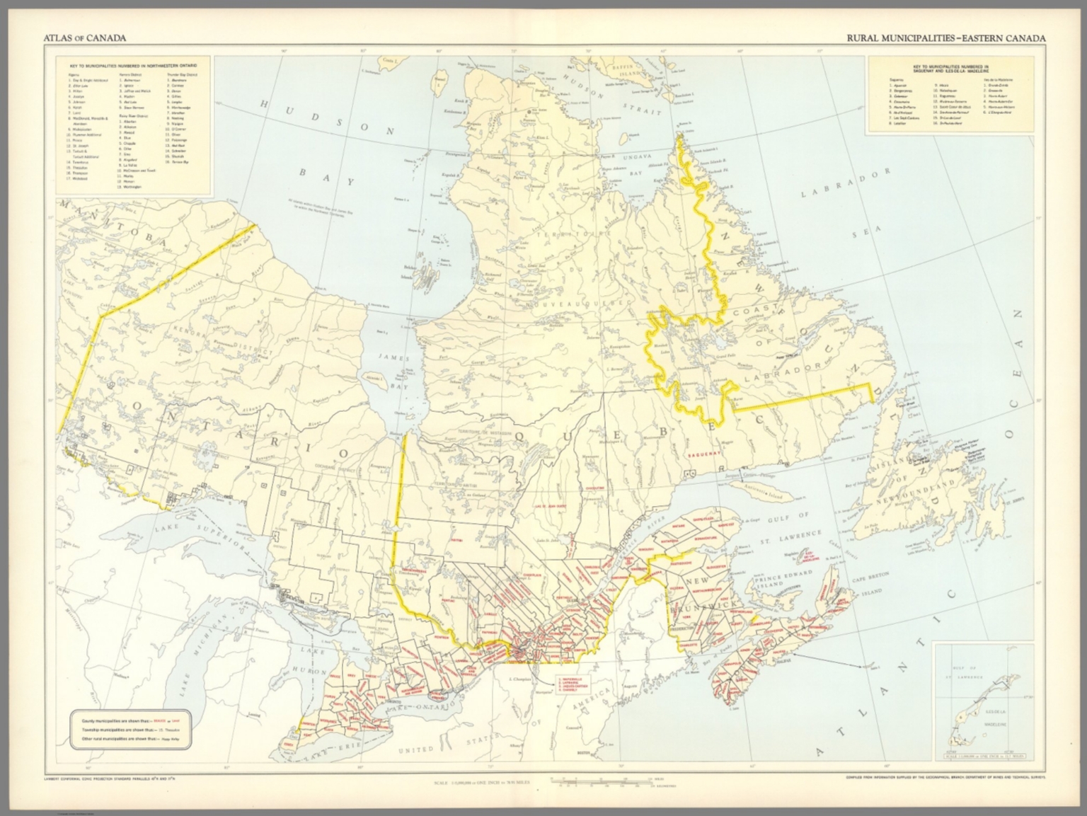 (104) Rural municipalities - Eastern Canada. - David Rumsey Historical ...